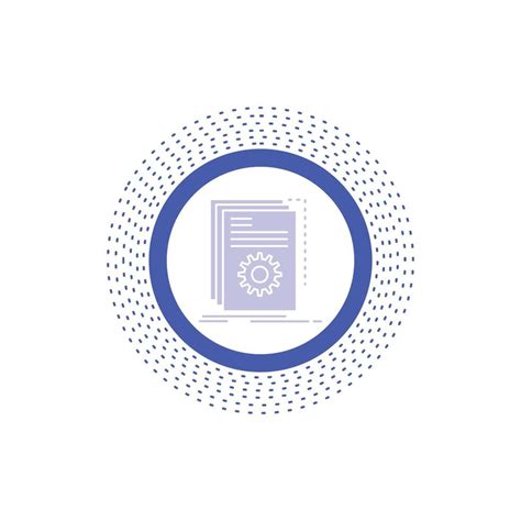 App Build Developer Program Script Glyph Icon Vector Isolated