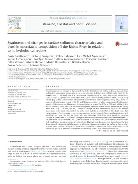 Pdf Comparison Of Ecological Quality Indices Based On Benthic