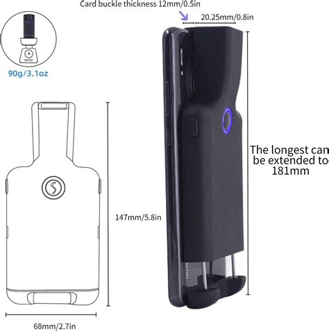 buy bluetooth 2d barcode scanner symcode portable back clip with