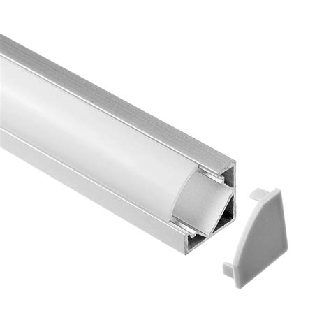 Gl 1203 Triangular Led Profile 6063 T3 T8 Aluminum Alloy 18 1mm 18 1mm 1m 2m Surface Mounted