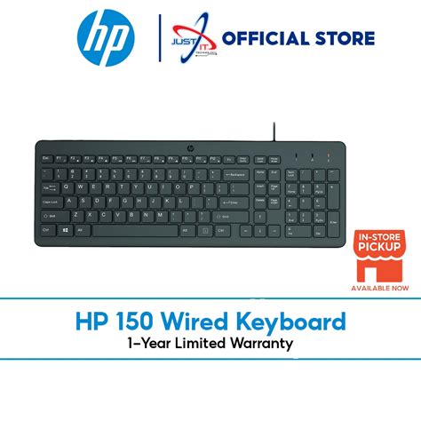 HP 150 Wired Keyboard 664R5AA UUF Shopee Singapore