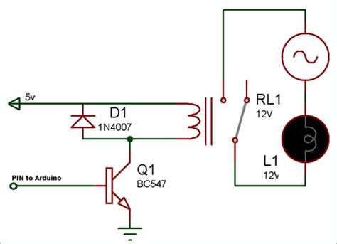 5v Relay Circuit Diagram