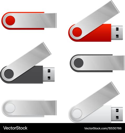 Usb Flash Drive Royalty Free Vector Image VectorStock