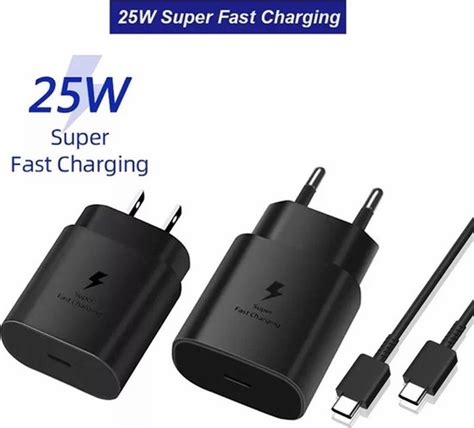 Samsung Oplader Universele Usb C Adapter Usb C Snellader W Zwart Bol