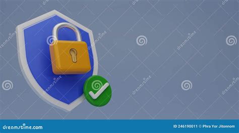 Shields And Check Marks Icons Set Red And Green Shield With Checkmark And X Mark Protection