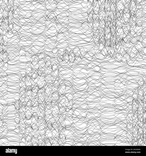 Distorted Square Grid Warped Mesh Texture Retro Punk Design Element