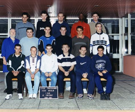 Photo De Classe 1 Cab De 2001 Lycée Professionnel Jean Moulin