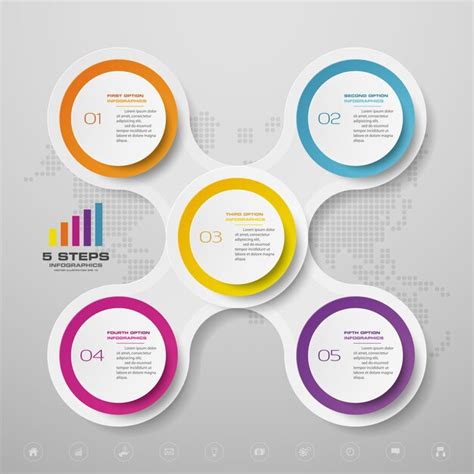 Premium Vector 6 Steps Cycle Chart Infographics Elements For Data