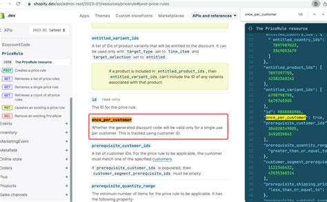 Additional Discount Configuration Shopify Like Oncepercustomer And Allocationlimit