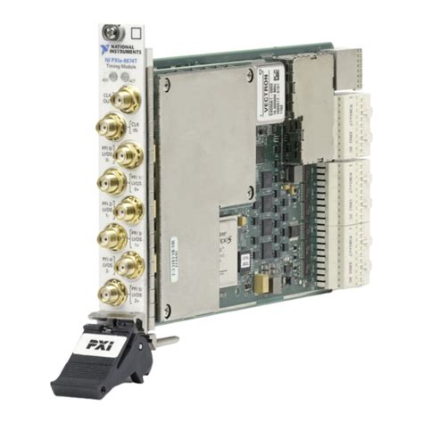 NATIONAL INSTRUMENTS PXIE T USER MANUAL Pdf Download ManualsLib