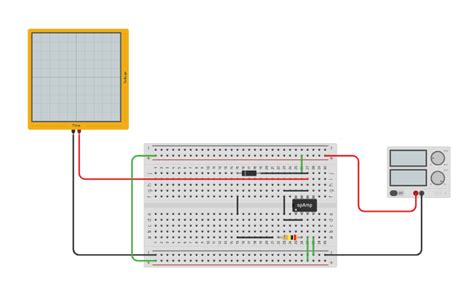 Circuit Design Pengujian Diode Zener Tinkercad