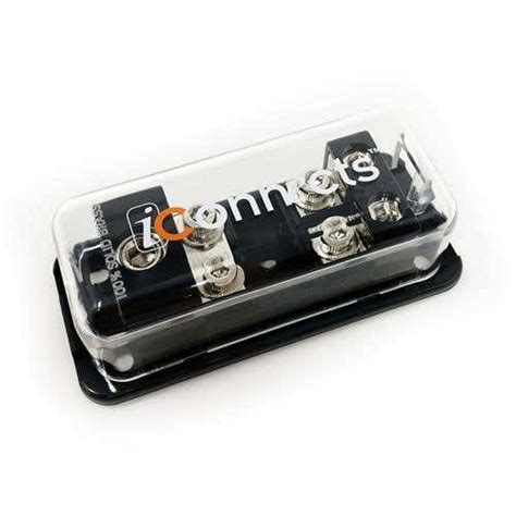 Iconnects Fused Distribution Block With 4 Awg Input And 2 Awg Outputs Icfdb24 Visions