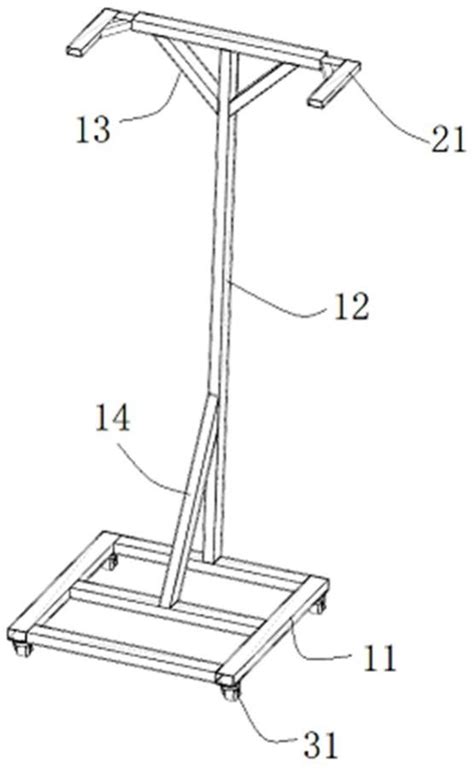 门板喷漆专用架的制作方法