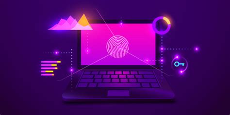 Fingerprint Identification Scan Royalty Free Vector Image