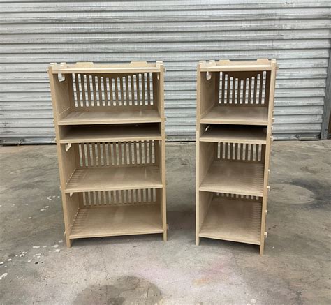 Stackable Shelves Cnc Router Files Diy Stacking Wood Shelves Modular Stackable Shelves Crv
