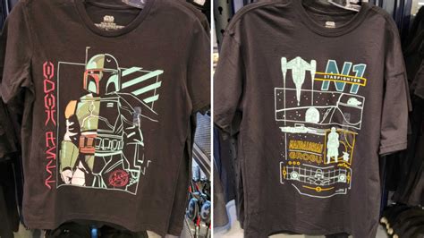 New Boba Fett And The Mandalorian T Shirts At Disneyland Wdw News Today