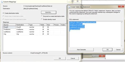 Importing Text File Data To Sql Server Table Msbi Guide