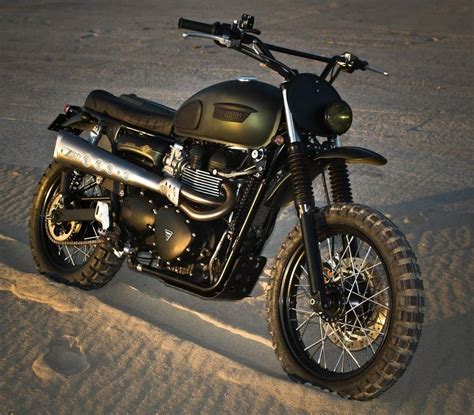 Triumph Scrambler Amazonia By Ton Up Garage Off Road Wheels