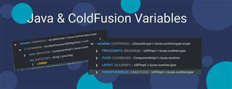 Java And ColdFusion Variables Nerd Vision