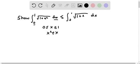 Solved 55 58 Use The Properties Of Integrals To Verify The Inequality