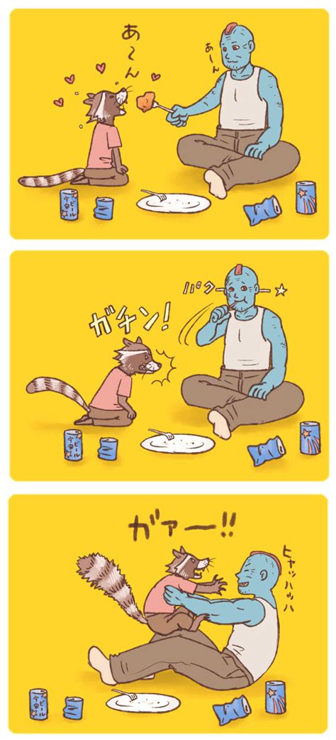 Yondu And Rocket 9 By J 666 On Deviantart