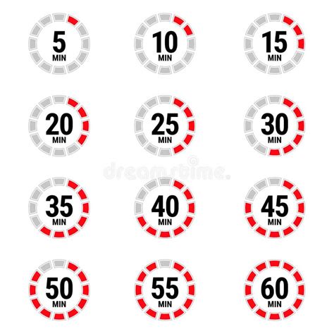 Isolated Illustration With Timer Stock Vector Illustration Of Dial