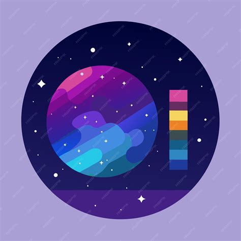 Galaxy Gradients Color Palette Template Premium Ai Generated Vector
