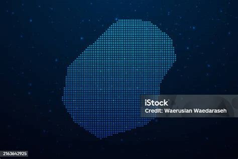 미래 지향적 인 스타일의 나우루 점선지도 별 선 점으로 만든 빛나는 윤곽선 통신 진한 파란색 배경에 인터넷 기술 개념 0명에 대한 스톡 벡터 아트 및 기타 이미지 Istock