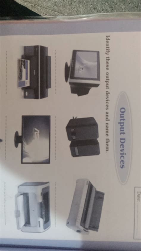 Output Devices Identify These Output Devices And Name Them Filo Output Devices Identify These Output Devices And Name Them Filo