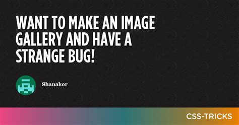 Want To Make An Image Gallery And Have A Strange Bug Css Tricks Css Tricks