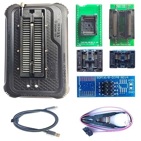 xgecu t76 programmer 5 adapters t56 eeprom programmer tl866ii plus t48
