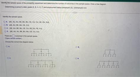Identify The Sample Space Of The Probabity Experiment