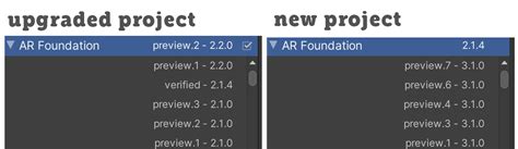 cannot see latest versions of preview packages after upgrading unity