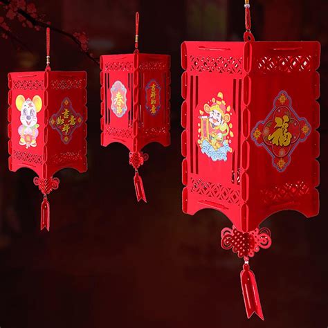 Big Red Lantern Decoration Chinese Year Decoration Vicedeal