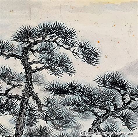陶冷月作品 明月清泉图 高清大图下载 名画油画网