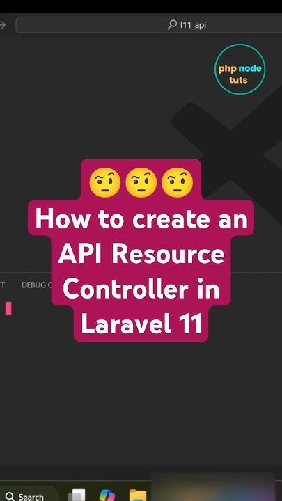 🤨how To Create An Api Resource Controller In Laravel 11 Laravel 11