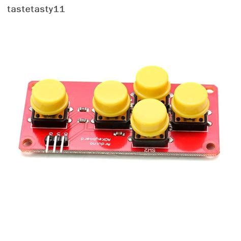 Ta Ad คีย์บอร์ดจําลองโมดูลห้าคีย์ปุ่มอะนาล็อกสําหรับ Arduino Sensor บอร์ดขยาย Th Shopee Thailand