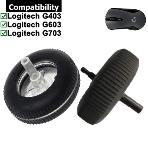 Diy 오리지널 교체 마우스 스크롤 휠 롤러 수리 부품 로지텍 G403 G603 G703 광속 유선 무선 마우스용