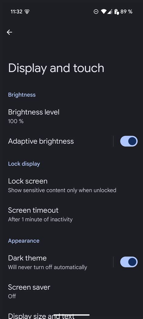 background color of the android system settings app stack overflow
