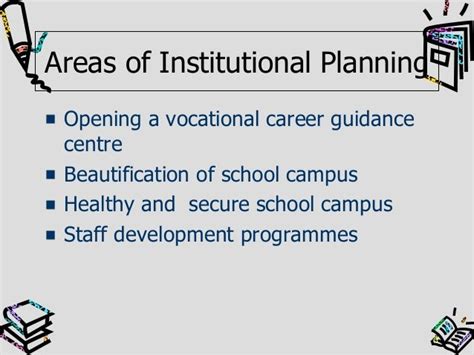 Institutional Planning