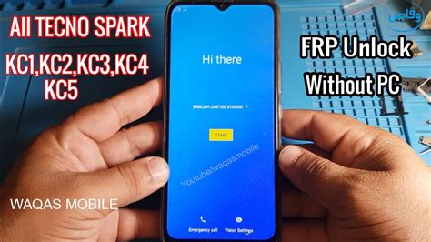 TECNO SPARK All Models FRP BYPASS KC1 KC2 KC3 KC4 KC5 Google Account Bypass Without Pc Waqas