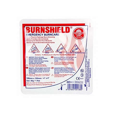 Burnshield Hydrogel Sterile Burn Dressing Treatment 20 X 20cm Shop