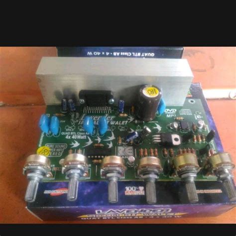 Rangkaian Modul Amplifier Hifi Modul Rangkaian Kit Power Amplifier 4ch