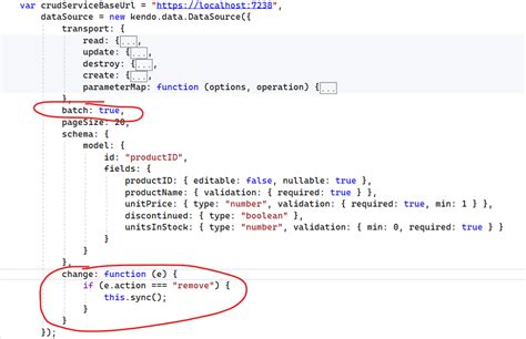 Jquery Kendo Grid Crud Operation On Aspnet Core Project Stack Overflow