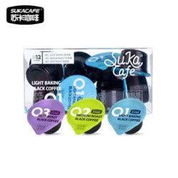 苏卡咖啡咖啡粉sukacafe 苏卡咖啡 美式黑咖啡速溶冷热双泡咖啡粉卡卡杯三口味可选低脂多少钱 什么值得买