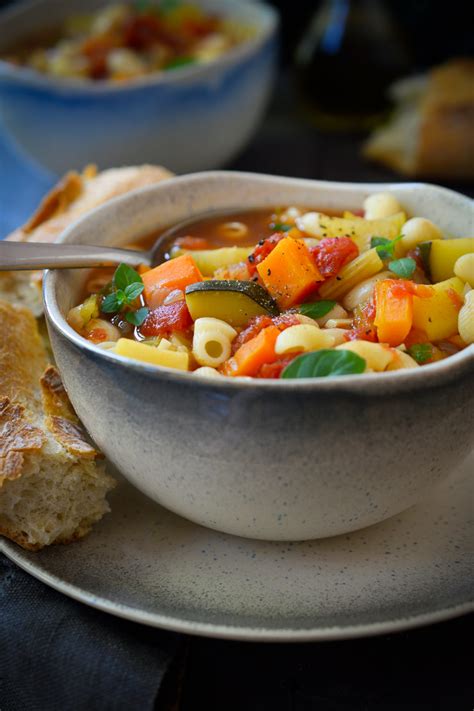 Vegan Minestrone Soup Cilantro And Citronella