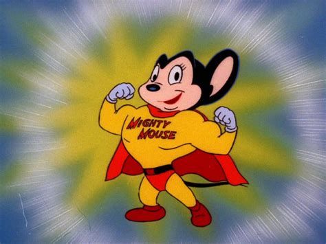download mighty mouse and the wolf wallpaper