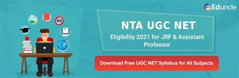 NTA UGC NET Eligibility Criteria For JRF Professor