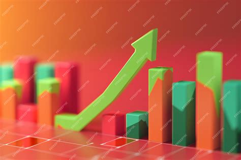 premium photo rising curve and data analysis concept 3d rendering business growth graph 3d