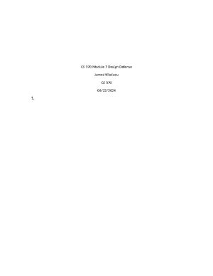 CS Module Two Assignment Software Design Park Station Manufacturing Software Design